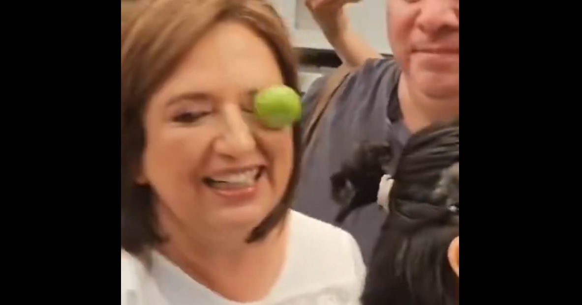 VIDEO: Así fue el limonazo que le dieron a Xóchitl en un mercado de la CDMX