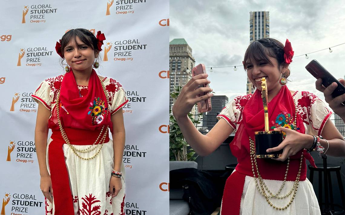 Una joven mexicana es premiada como la mejor estudiante del mundo